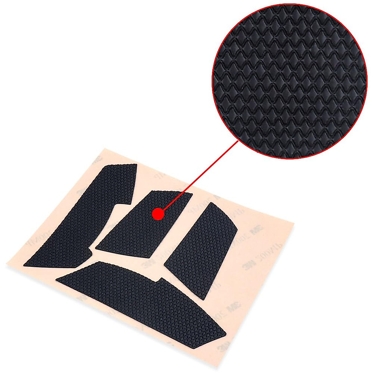 HUYUN Mouse Side Grips Sweat Resistant Pads/Anti Sweat Paste Grip Tape Cut to Fit Easy to Apply Mouse Skin Compatible for Logit G102 G203 G304 G305 G PRO Wired Gaming Mouse