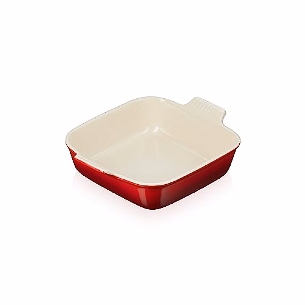 Le Creuset Stoneware Heritage Square Dish, 3 qt. (9"), Cerise