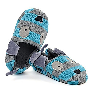 ESTAMICO Toddler Boys' Doggy Slipper US 5-6