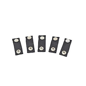 Sero Innovation Boat Cover Snap Extender - Black - Extension Size, 1.5" - Built in Finger Loops. Extend The Life of Your Boat top Canvas! 5 Pack