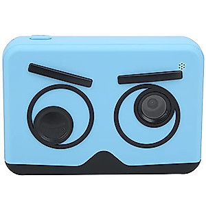 SALALIS 20MP HD Kids Cartoon Camera Rechargeable Children Digital Camera Toy 2.0in IPS Display Video Recording Camera Gift (Blue)