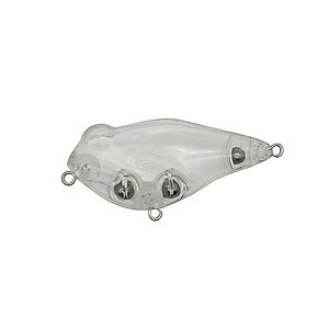 10PCS Unpainted Lure Blanks 7.78g 6.4cm Crankbait Baits Simulation Blank Body Clear Hard Baits Trout Salmon Minnow Lure Popper Lures Topwater Freshwater 8278