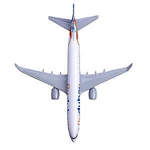 Bswath Model Plane 1:400 Scale Model Dubai B737 Model Airplane Diecast Airplanes Alloy Plane Model for Gift