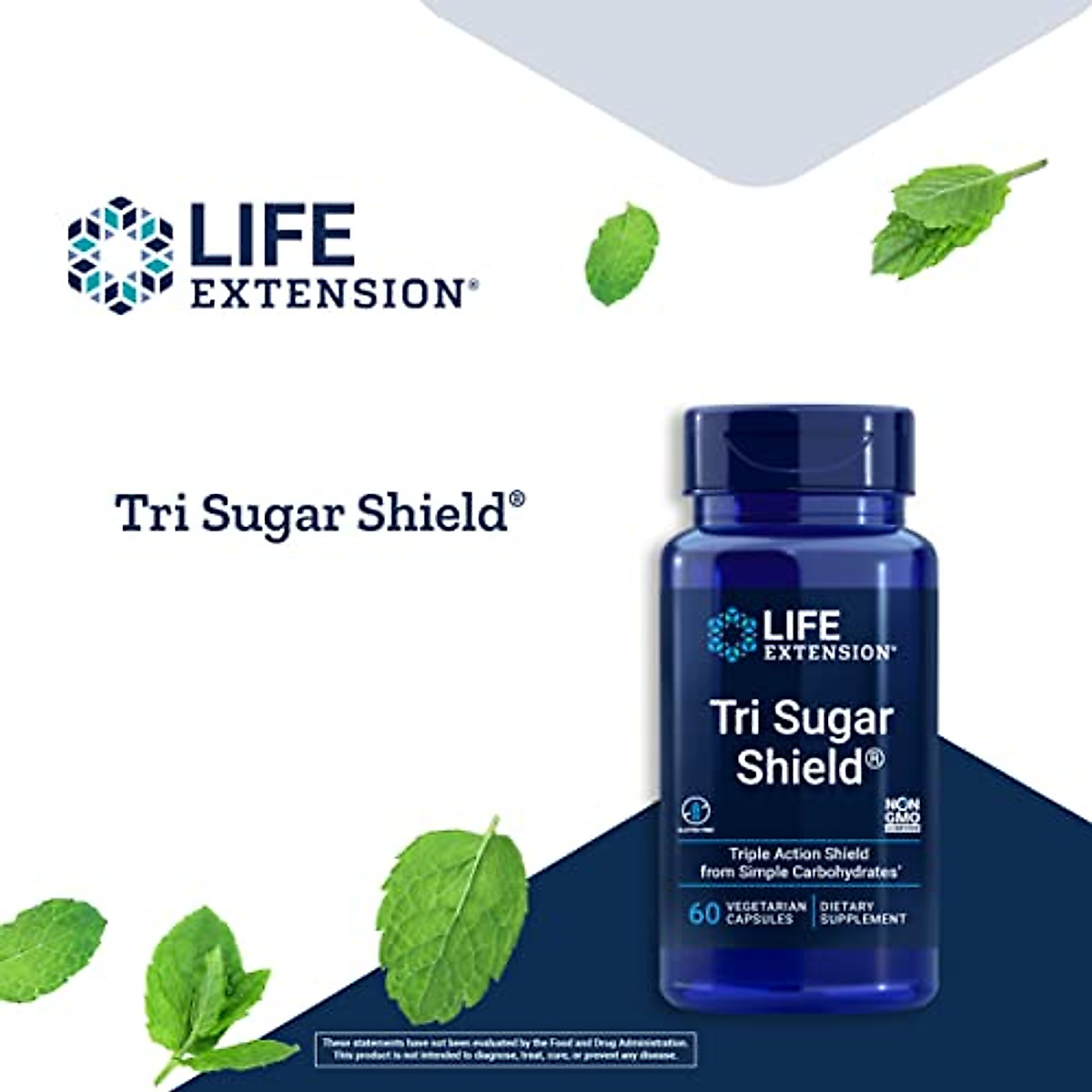 Life Extension Tri Sugar Shield, 60 Count