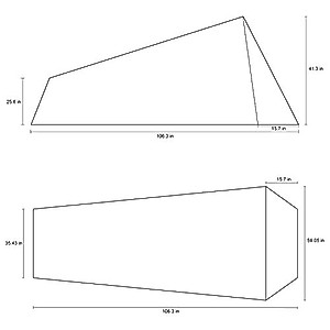 MountainCattle 2 Person Backpack Camping Tent, Ultralight Backpacking Dome Tent, Silver Grey