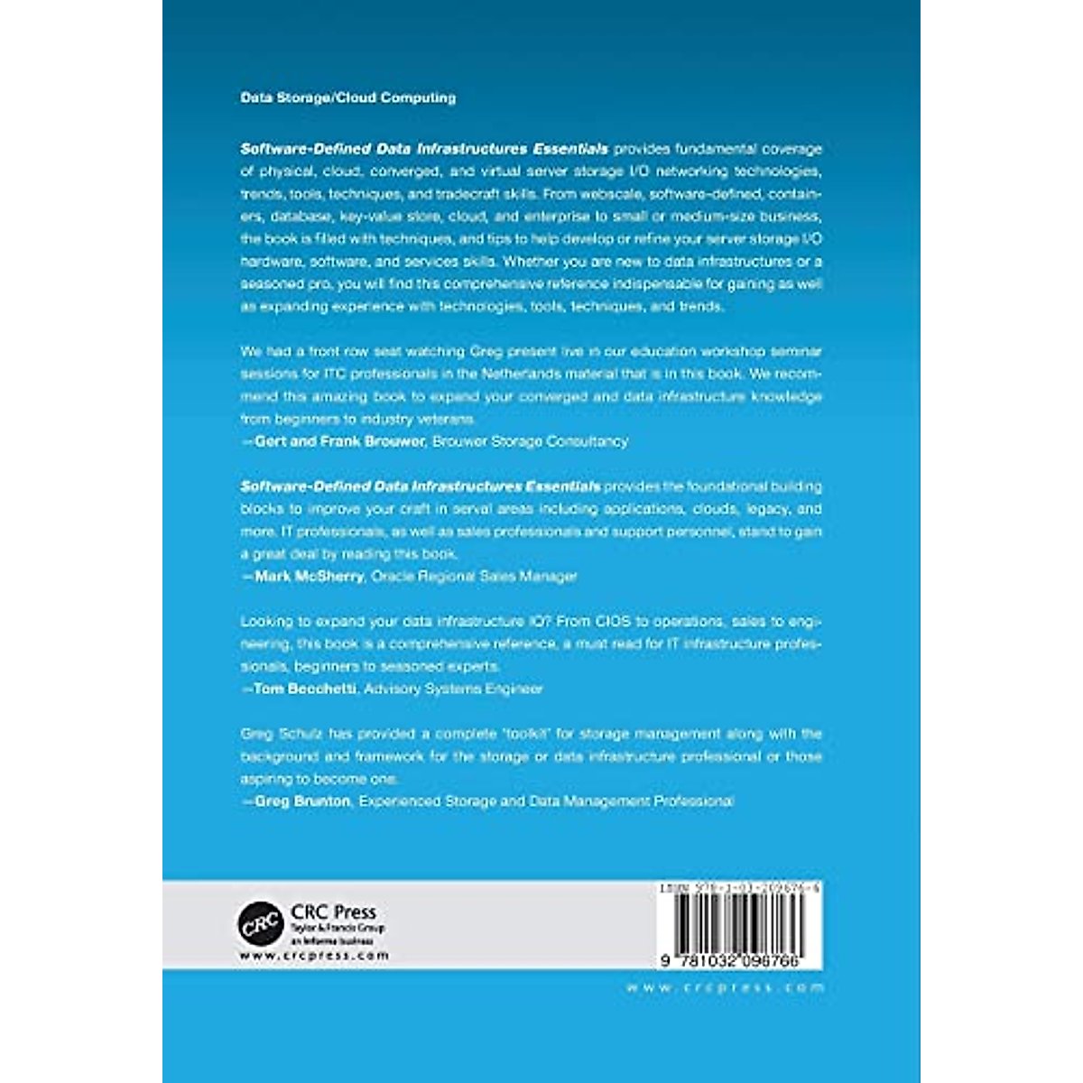 Software-Defined Data Infrastructure Essentials