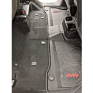 for 2019-2022 Jeep Gladiator 10" Dual Sub Box Subwoofer Enclosure Speaker Box Ground Shaker
