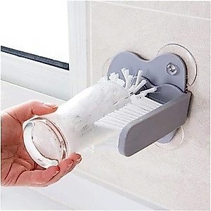 [Efficient Glass Washer with 360° Bristle Brush - Ideal Glass Cup Cleaner Scrubber with Strong Suction Cups for Bars Pubs and Catering Needs]
