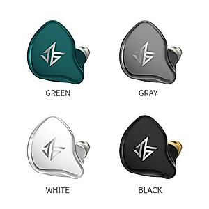 KZ S1 S1D TWS Bluetooth 5.0 Wireless in Ear Earphones Dynamic/Hybrid Technology Sport Earphones (S1D, Black)