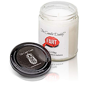 Fart Scented Candle - Smells Terrible- 6 Ounce Jar Candle- Hand Poured in Indiana