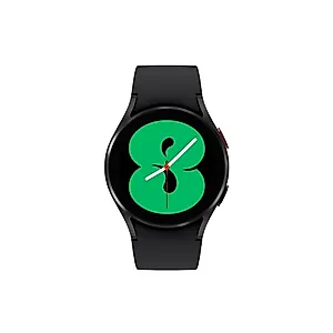 Samsung Electronics Galaxy Watch 4 40mm Smartwatch with ECG Monitor Tracker for Health Fitness Running Sleep Cycles GPS Fall Detection Bluetooth, Black - SM-R860NZKCXAA (Renewed)