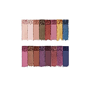 Milani Gilded Rouge Eyeshadow Palette - Eye Shadow Palettes For Intense Color Pop, 16 Hyper-Pigmented Eye Shadows