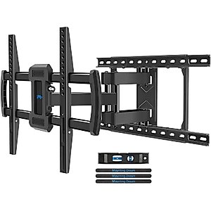 Mounting Dream TV Wall Mounts TV Bracket for Most 42-84 Inch TVs, UL Listed Premium TV Mount Full Motion with Articulating Arms, Max VESA 600x400mm and 100LBS, Fits 16", 18", 24" Studs, MD2296-24K