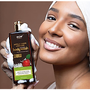 WOW Skin Science Apple Cider Vinegar Foaming Body Wash, Womens Body Wash, Mens Body Wash, Dry Skin Acne Body Wash Women Moisturizing, Shower Gel Body Wash For All Skin Types (250ml)