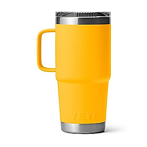 YETI Stainless Steel Rambler Travel Drinking_Cup, Vacuum Insulated with Stronghold Lid, 20 Ounces, Alpine Yellow