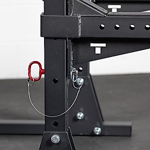 Titan Fitness X-3 Series Spotter Arms, 1,000 LB Black Safety Catches, Fits 3-in x 3-in 11-GA Steel Tubes