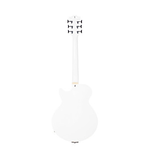 D'Angelico Premier SS Semi-Hollow Electric Guitar w/ Stairstep Tailpiece - White