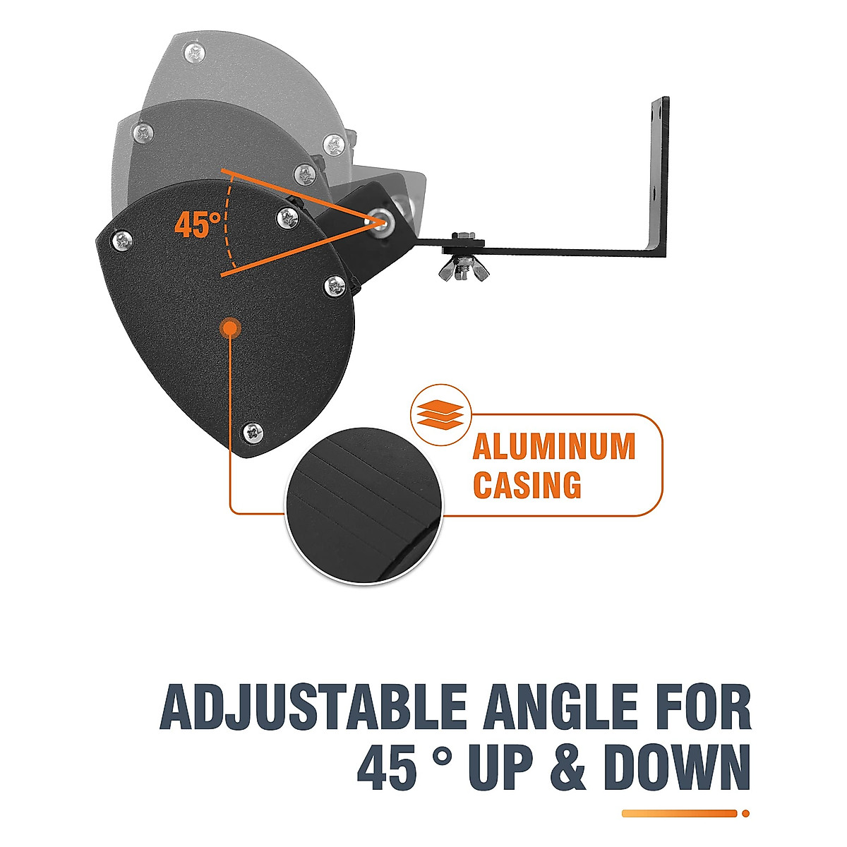 Outdoor Heater, Electric Patio Heater, with 3 Power Settings, 1500W, Overheat Protection, Infrared Heater with Remote Control, Super Quiet Wall Mounted Space Heater, In/Outdoor