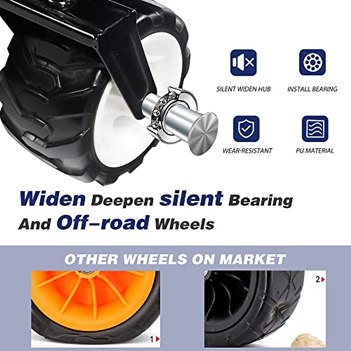 Collapsible Heavy Duty Beach Wagon Cart Outdoor Folding Utility Camping Garden Beach Cart with Universal Wheels Adjustable Handle Shopping (Green)