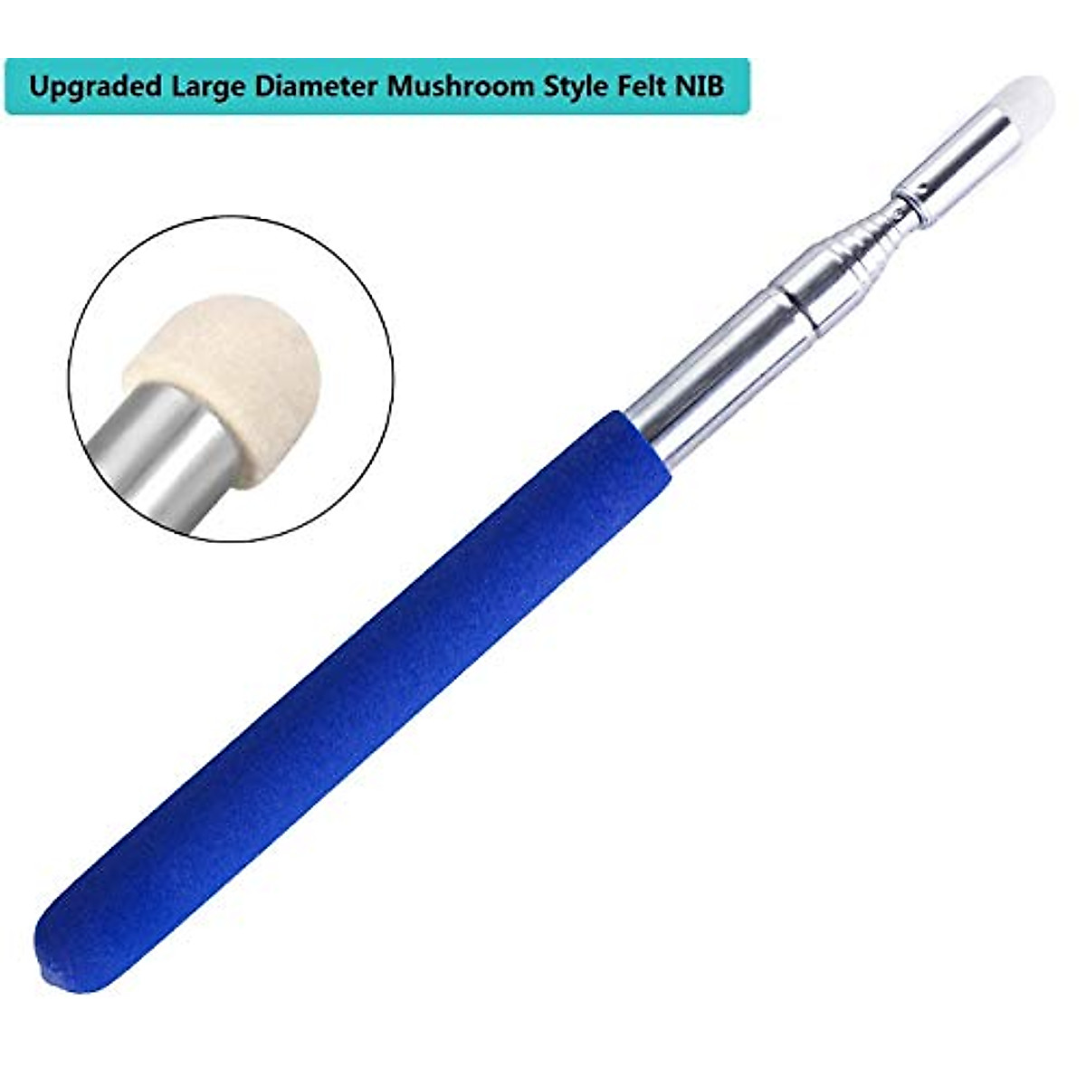 Pointer Sticks,Extendable Pointer,Hand Pointer for Classroom?Classroom Pointer for Teacher?Telescopic Teacher Pointer Retractable Pointer Hand Pointer for Kids Whiteboard Pointer (Blue)