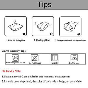 ShareJ Throw Pillow Covers When Cardinal Visits Your Yard, It's A Visitor from Heaven Inspirational Quote Home Decor Square Pillow Cases for Bedroom Livingroom Cotton Linen Cushion Cover 18x18 Inch