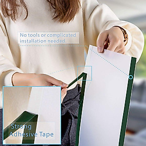 AILUOQI Finger Pinch Protector Guards for Home, Inside, Outside, Flush Door Hinges, Gates and Pivot Doors. Door Shield Guards for Kids. Roll-up Design 47.2" H, 6.7" W