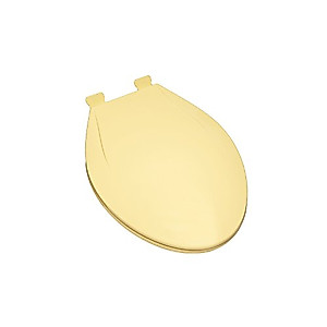 Bath Décor 2F1E6-50 Molded of high-Impact Resistant Polypropylene, Contemporary Design Slow Close plastic, Elongated