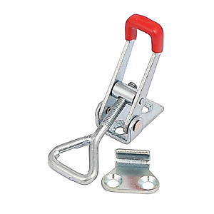 uxcell Carbon Steel 100kg Holding Capacity Toggle Clamp Latch Hardware Fitting