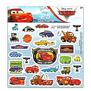 Hot Wheels Cars Boys Toothbrush Set - 6 Pack Toddlers Kids Toothbrush Set with Disney Cars Bookmark and Cars Stickers (Toothbrushes for Kids)