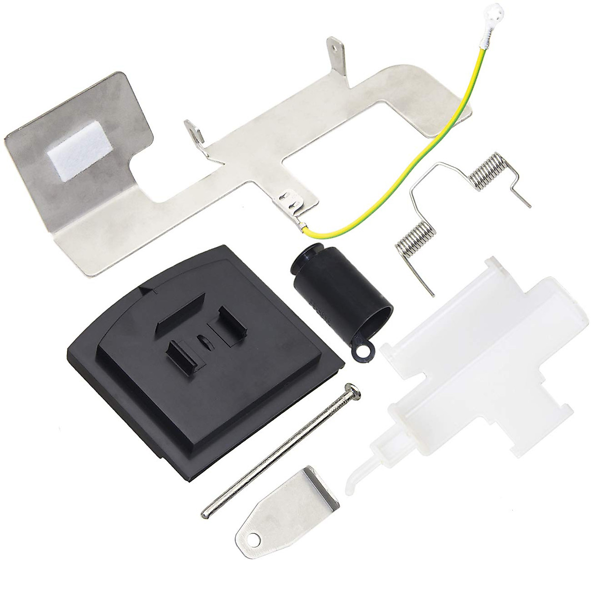 8201756 W10823377 Refrigerator Ice Dispenser Door Kit for Whirlpool Door Chute W10467899 AP3872692 1164531, 8201756VP