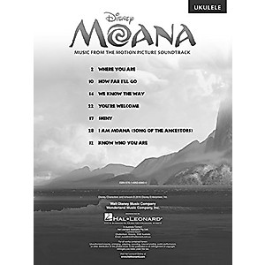 Moana Songbook for Ukulele