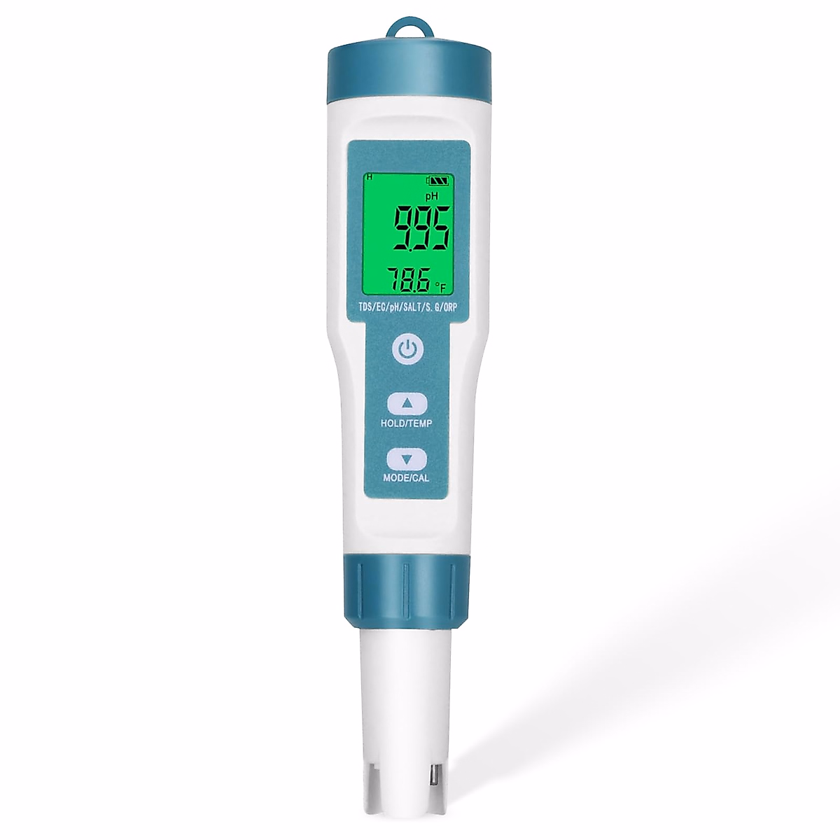 Generic PH Meter Digital Water Quality Tester - 7 in 1 Water Salinity Testing Kit with PH Temp EC TDS ORP S.G. and Salt - High Accuracy Water Test Equipment for Aquarium and Swimming Pool, WT367