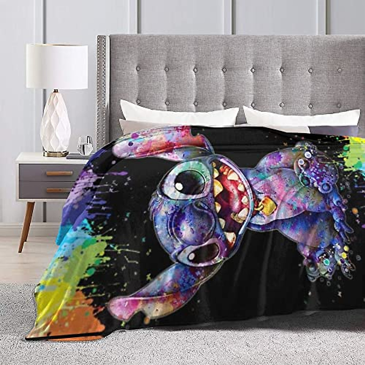 Cute Blanket Super Soft Blankets Lightweight Warm Throw Blankets for Couch Bed Sofa Travel Camping Gift(40x50inches)