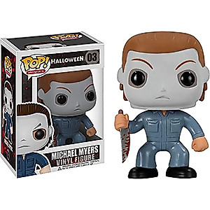 POP Halloween - Michael Myers Funko Vinyl Figure (Bundled with Compatible Box Protector Case), Multicolored, 3.75 inches