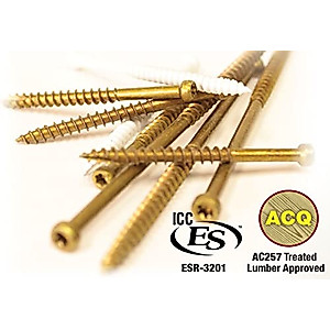 GRK Fasteners 119734 FIN/Trim #8 x 3-1/8" Screws 100CT