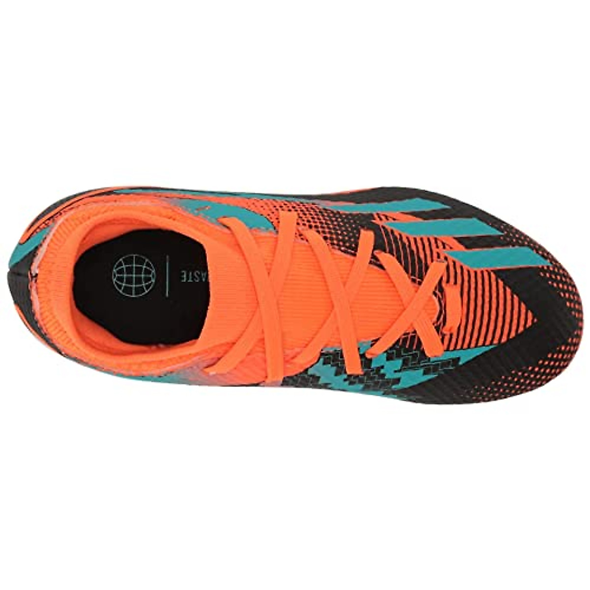 adidas X SPEEDPORTAL Messi.3 Firm Ground Soccer Shoe, Team Solar Orange/Mint Rush/Black, 5.5 US Unisex Big Kid