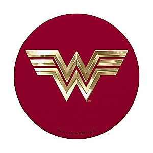 Wonder Woman 1984 Golden Logo PopSockets Swappable PopGrip