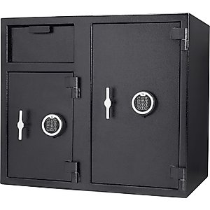 Barska New Large Double Door Vault Safe Keypad Lock Cabinet with Depository Drop Slot