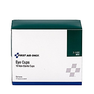 First Aid Only 7-110 Non Sterile Eye Cups, 10 Pack
