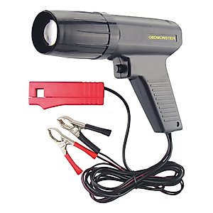 Automotive Timing Light 12V, Inductive Ignition Timing Light Gun for 2&4 Stroke Petrol Engine for Old Classical Car Motorcycle