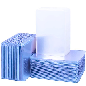360 Pieces Hard Card Sleeves Clear Card Holder for Trading Card Transparent Card Protectors for Baseball Card, Sports Card, Gaming Card 2.5 x 3.5 Inch