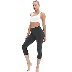 icyzone Workout Sports Bras for Women - Women's Running Yoga Bra, Activewear Top, Athletic Fitness Clothes (Off White, L)