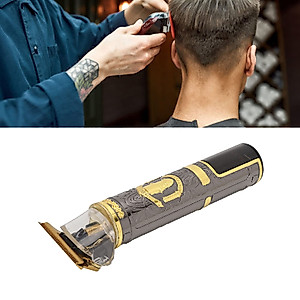 Cordless Hair Clipper, Hair Cutting Kit, Alloy Hair Clipper with Display Screen, Hair Trimmer, Rechargeable Personal Haircutting Kit, Wireless Clipper for Men Women