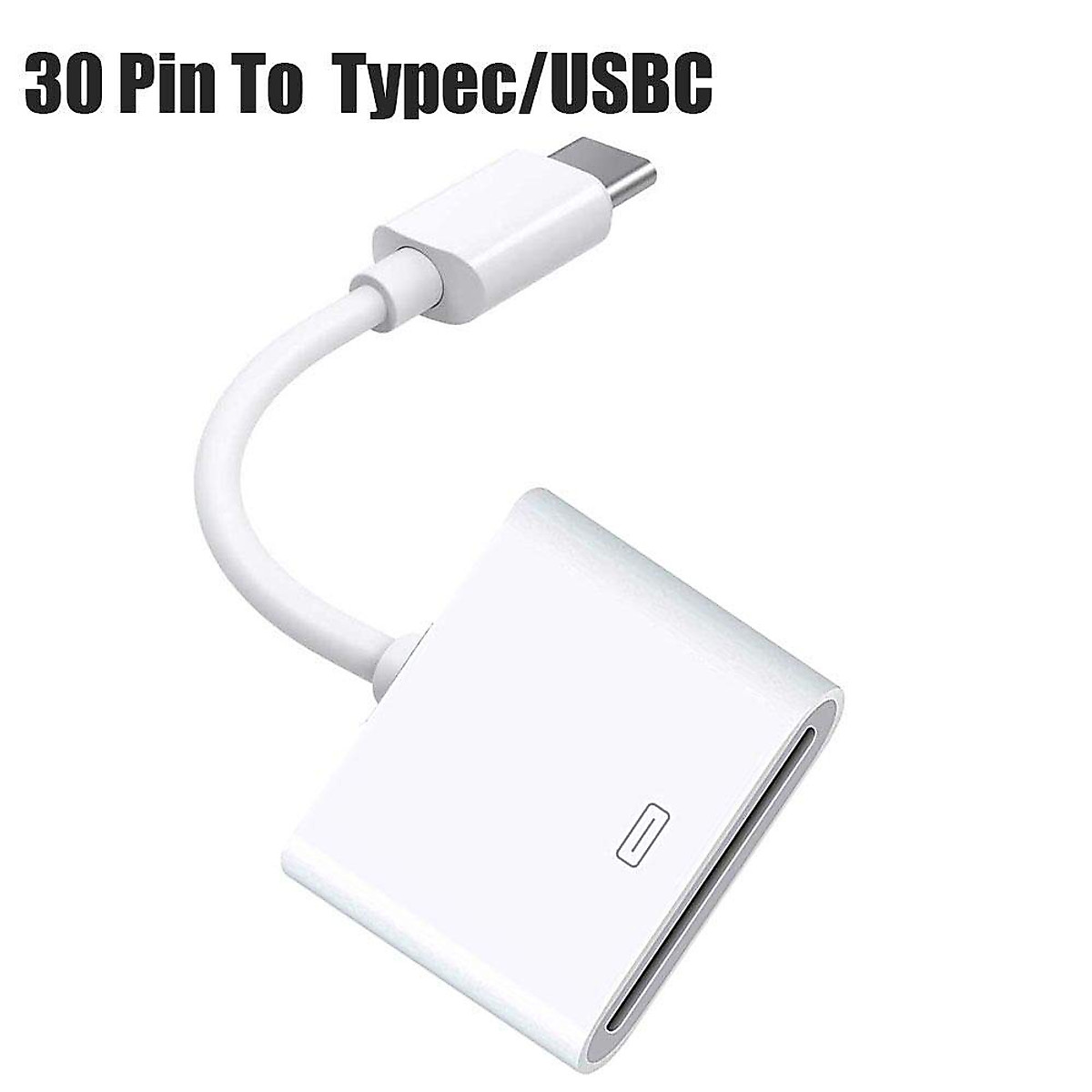 SPY SEE OPEN YOUR EYES 30-Pin Female to USB 3.1 Type C Male USB-C Adapter Cable Computers Components Accessories (White)