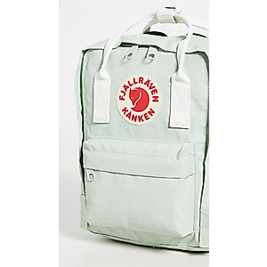 Fjallraven Women's Kanken Mini Backpack, Mint Green/Cool White, One Size