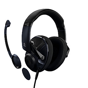EPOS H6Pro - Open Acoustic Gaming Headset with Mic - Lightweight Headband - Comfortable & Durable Design, Gaming Accessories (Black) (Renewed)