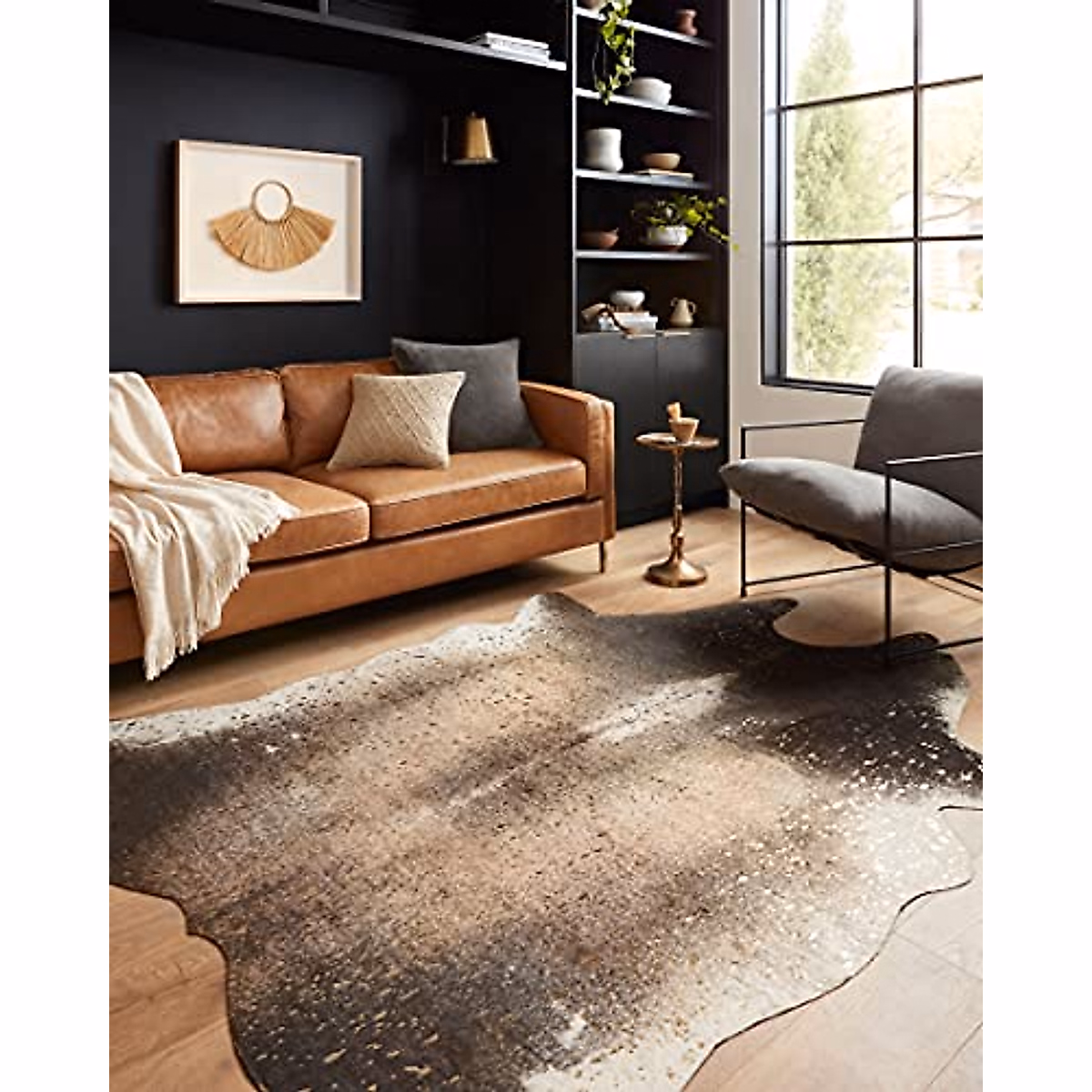 Loloi II Bryce Collection BZ-04 Mocha/Gold 3'-10" x 5' Accent Rug