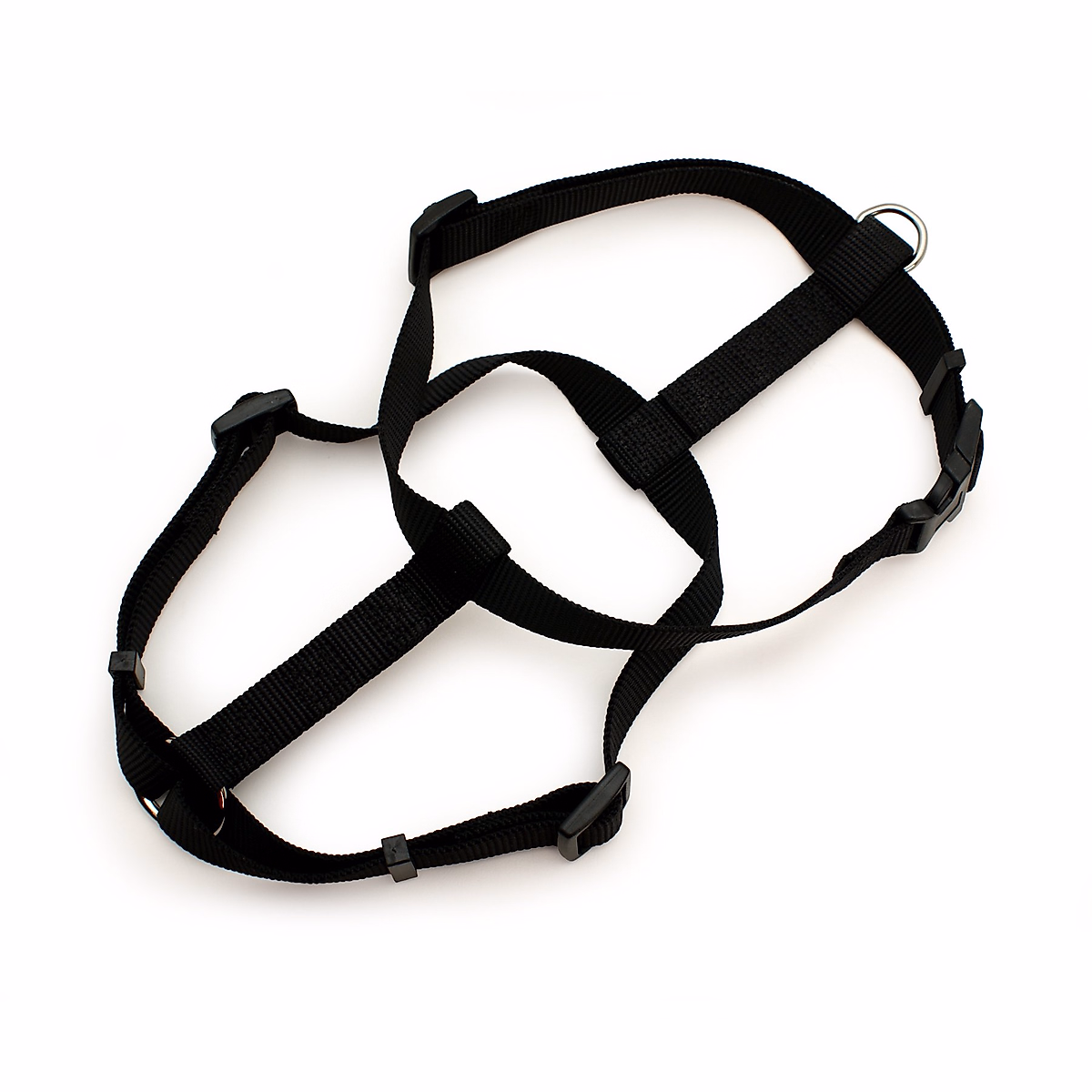 Aspen Pet Nylon Harness, Black, 3/8" x 8-14"