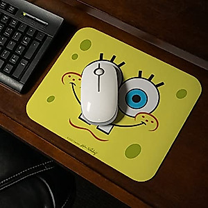 Spongebob Smiling Face Low Profile Thin Mouse Pad Mousepad