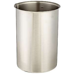 Polar Ware 4000B Stainless Steel Griffin Style Beaker, 4000 mL Capacity, 6-1/8" OD x 8-7/8" H